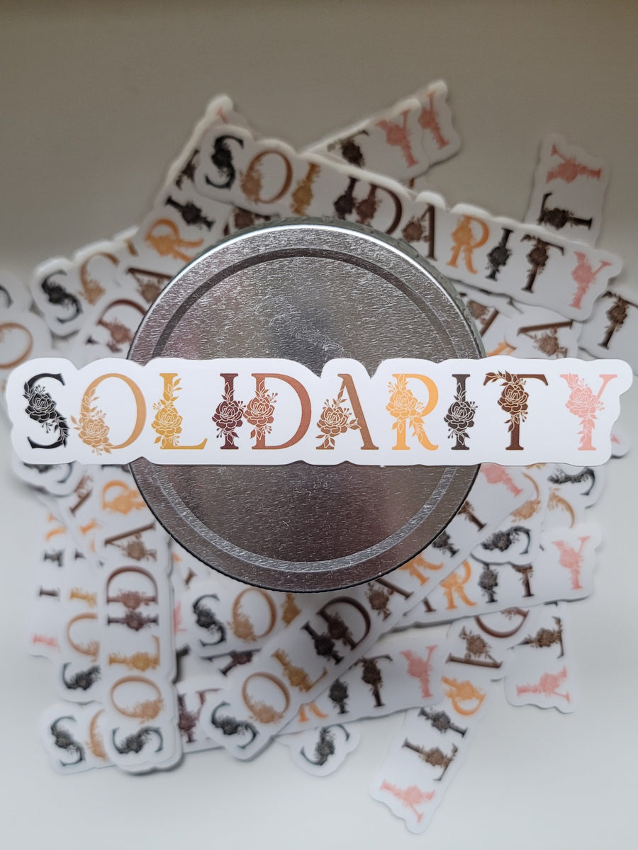 Solidarity One Sticker – Culture Society Clothing
